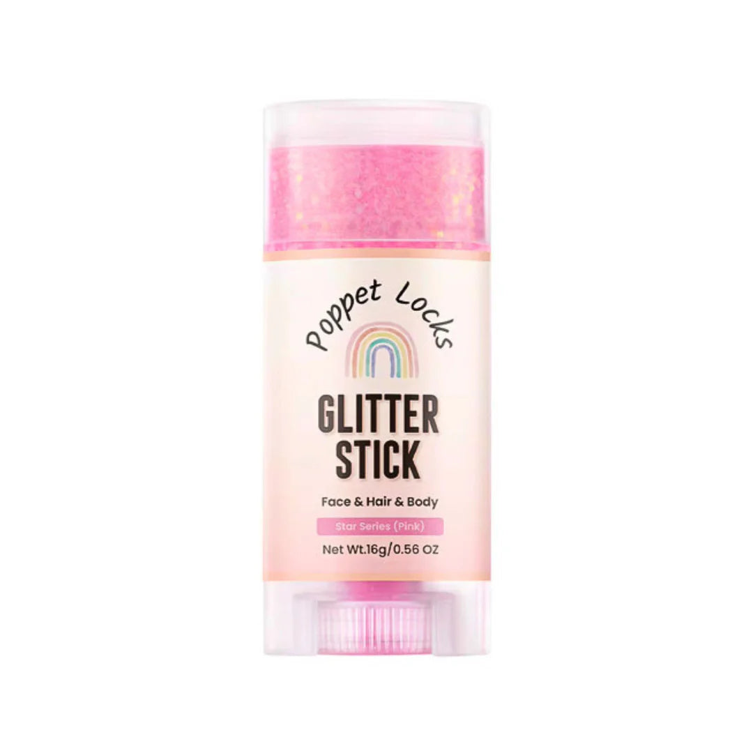 Poppet Locks | Pink Glitter Stick – Nurture Tribe